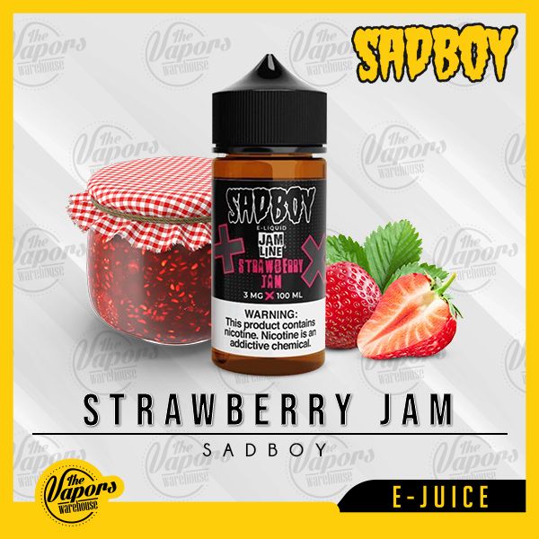 Sadboy - Strawberry Jam - The Vapors Warehouse Sadboy - Strawberry Jam - The Vapors Warehouse
